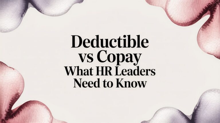 Deductible vs Copay: What HR Leaders Need to Know