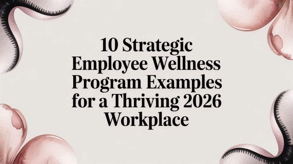 10 Strategic Employee Wellness Program Examples for a Thriving 2026 ...