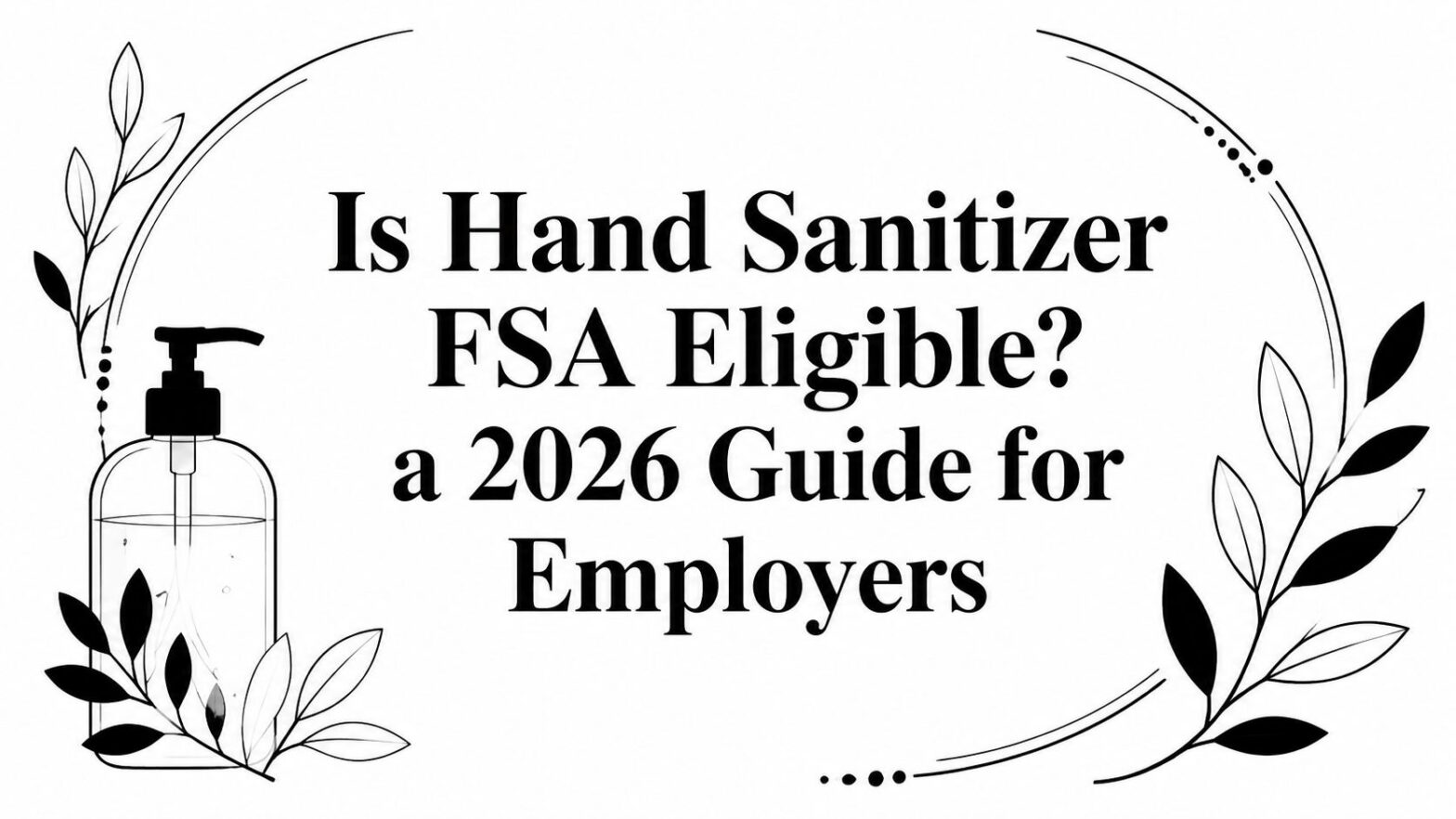 Is Hand Sanitizer FSA Eligible? a 2026 Guide for Employers